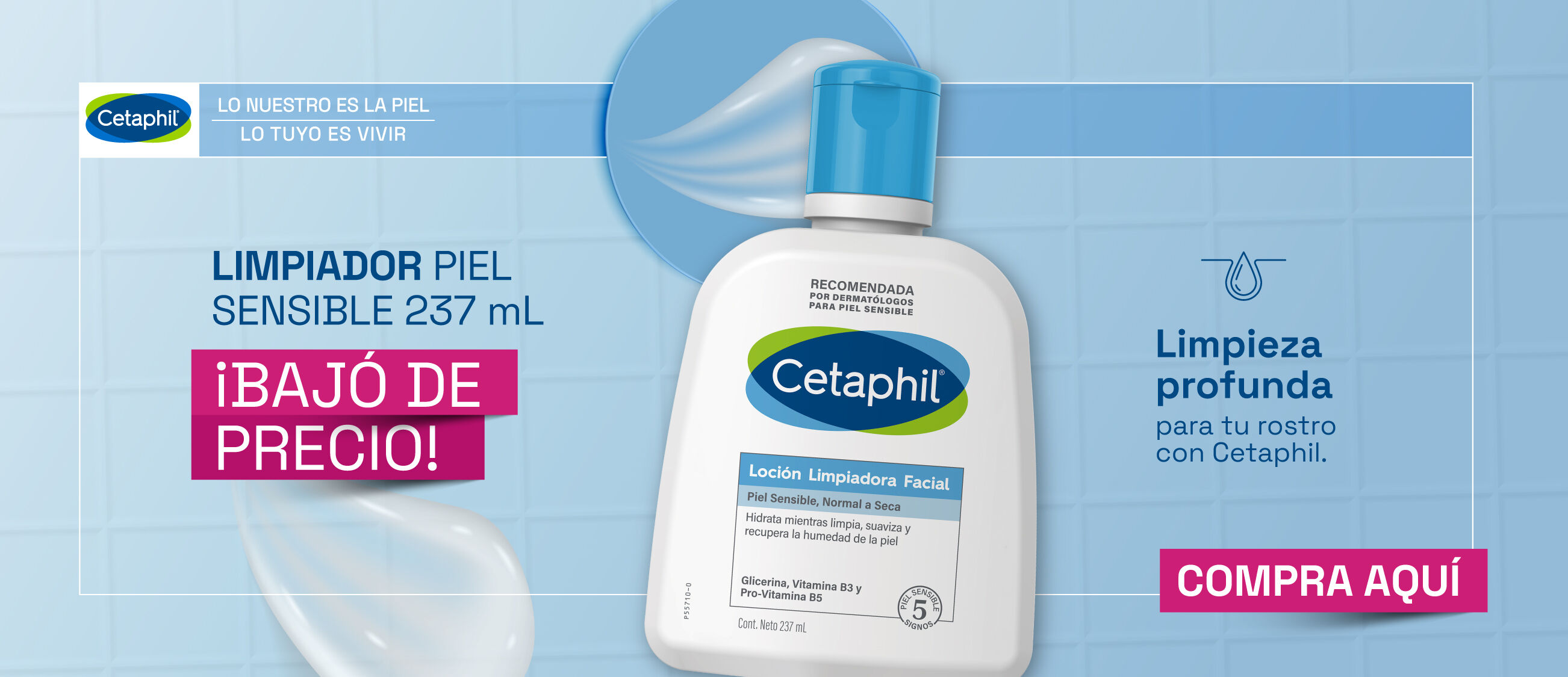 Cuidado y protección de la piel sensible | Productos Cetaphil®