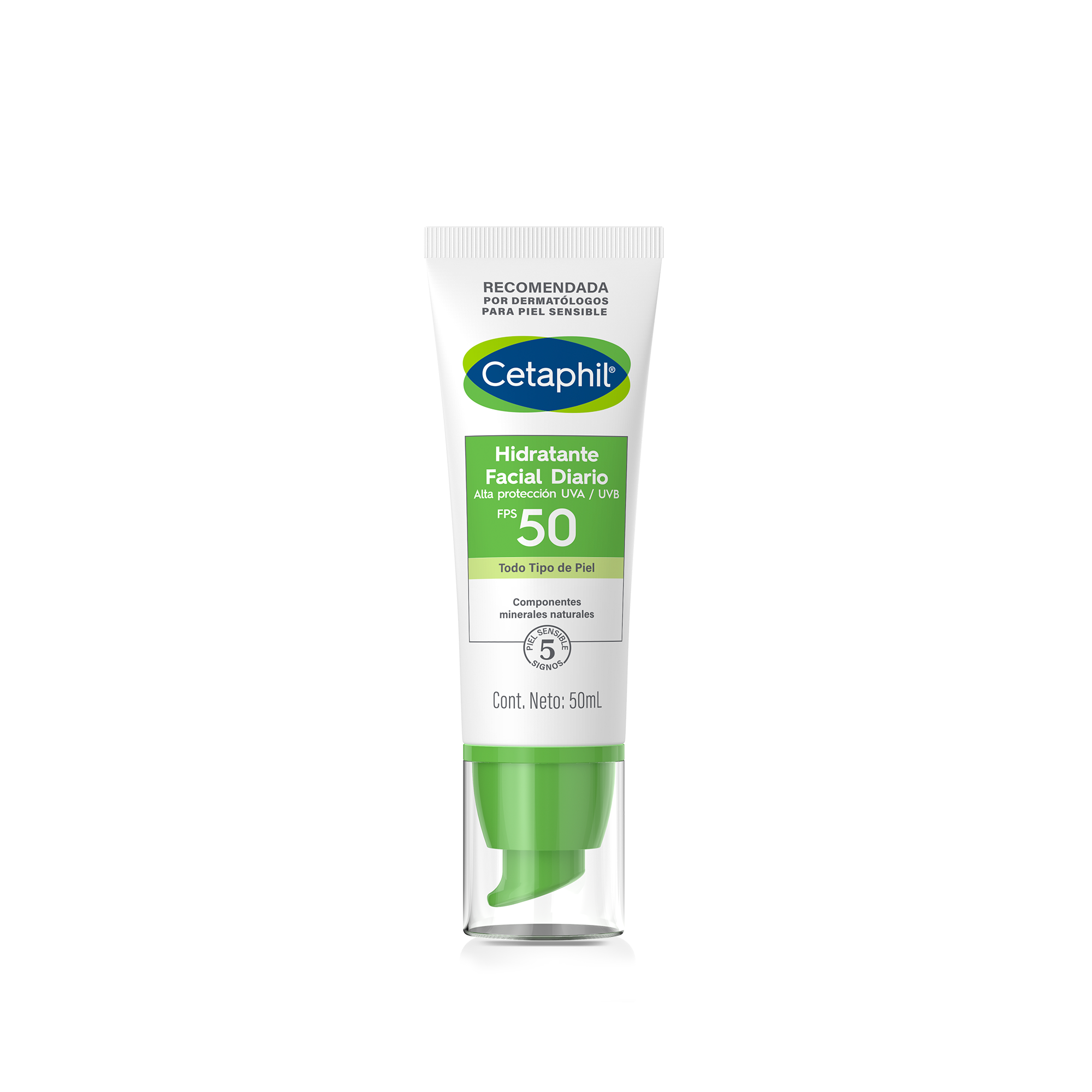 Hidratante Facial Diario FPS50 | Cetaphil®